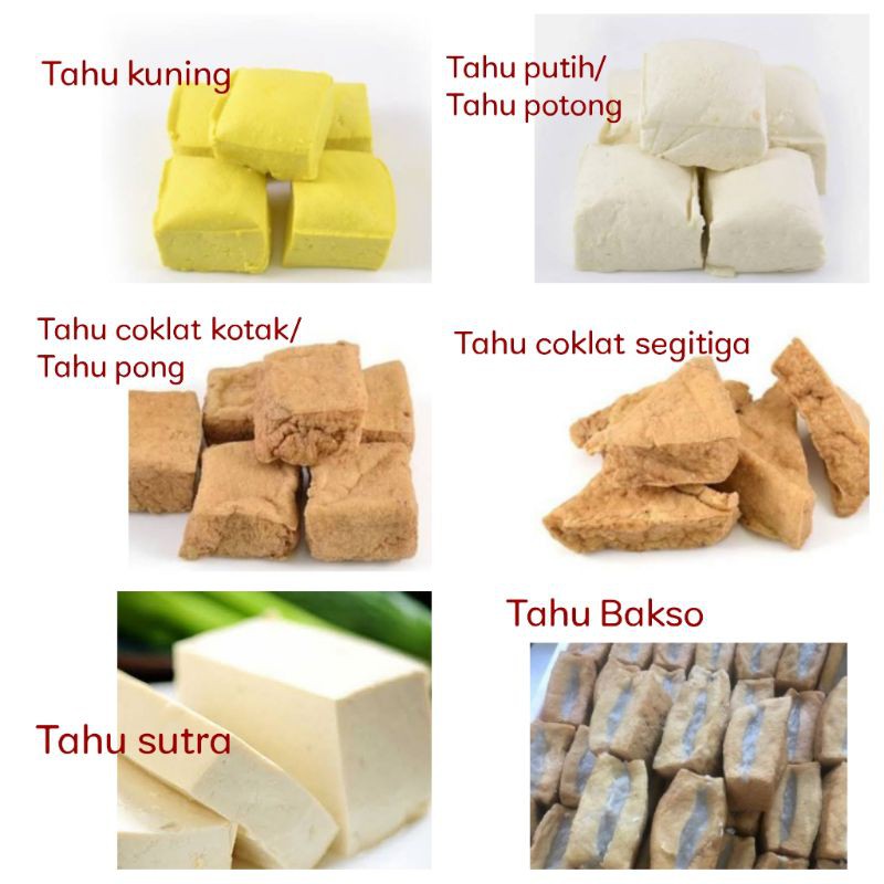 Jual Tahu kuning / Tahu sutra / Tahu coklat / Tahu pong / Tahu Bakso ...