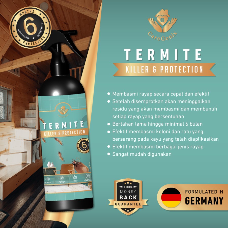 Jual Termite Killer & Protection Spray Obat Basmi Anti Rayap Rumah Kayu ...