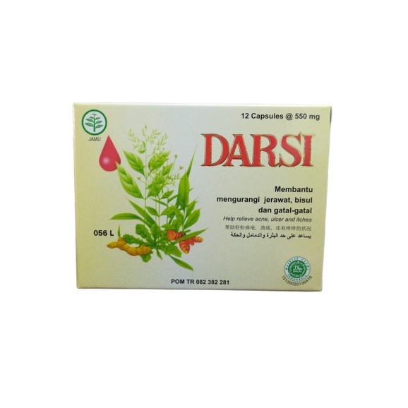 Jual Darsi Kapsul 1 Box Isi 12 Kapsul | Shopee Indonesia