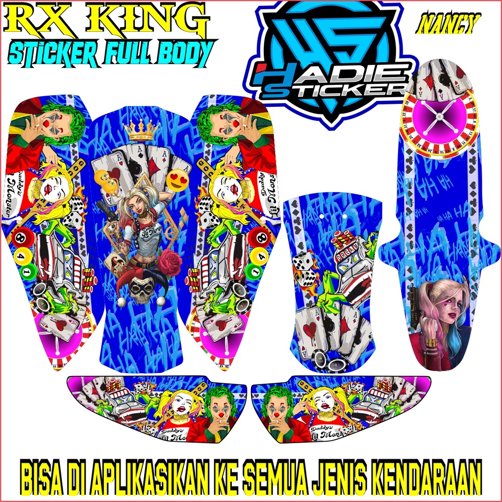Jual Sticker full body RXKING CUSTOM DESAIN STICKER JOKER | Shopee ...