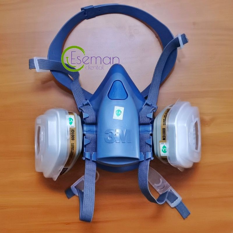 Jual 3M 7502 Half Face Respirator + Filter 6001 3M 5N11 501 N95 Masker ...