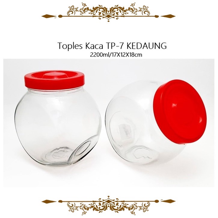 Jual Toples Cendol/Toples Jadul/Toples Es Campur Kaca Kedaung TP-7 KEDAUNG 2200ml & TP-7SJ ...