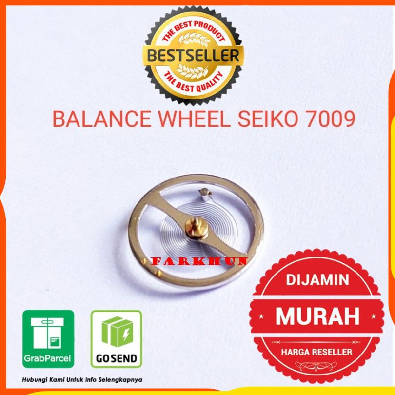 Jual BALANCE WHEEL SPRING SEIKO CAL 7009 PER RAMBUT MESIN TERMURAH PIR ...