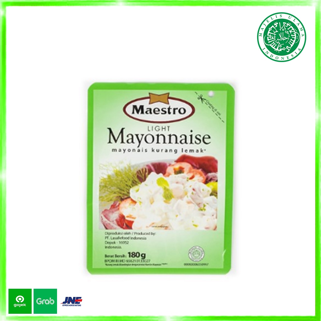 Jual Maestro Mayonnaise Pouch 180 gr - Mayonnaise, Mayo, Mayonaise ...