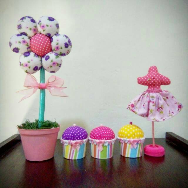 Jual Bunga Topiary jumbo dan 1 set Pincushion Home Decor | Shopee Indonesia