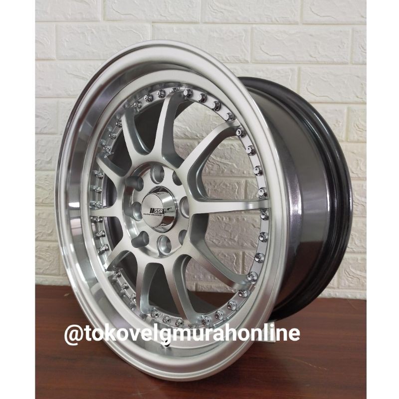 Jual OBRAL Velg Mobil Ring 15 hole 8 R15 lubang 8 SSR SP3 BEDA WARNA HYPERSILVER HYPERBLACK (4 ...
