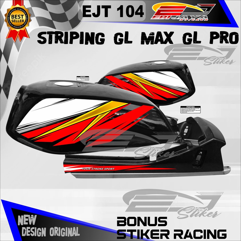 Jual VARIASI STRIPING GL PRO TERBARU / STIKER STRIPING GL MAX / STIKER ...