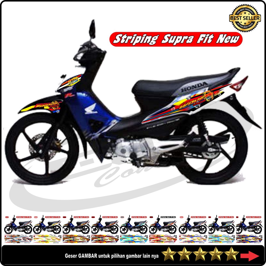 Jual (COD) Stiker Striping Honda SUPRA FIT NEW X S Variasi 1 Sticker ...