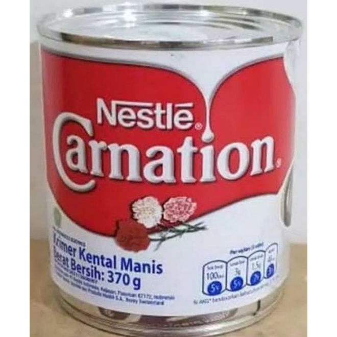 Jual susu kaleng carnation 370gr/susu kaleng kental manis carnation ...