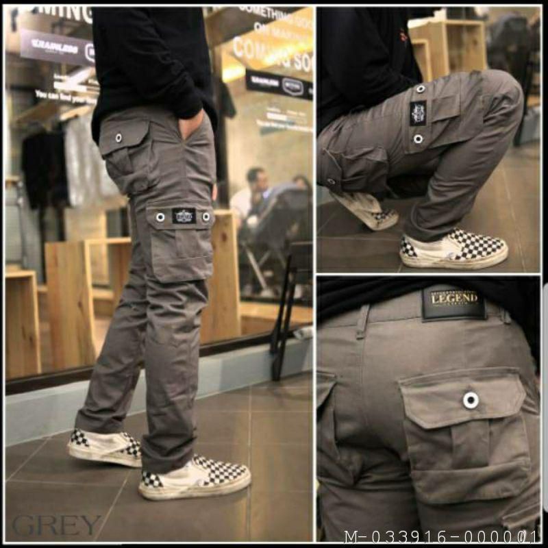 Jual BAWAHAN PRIA CELANA PANJANG CARGO TWILL VIMP-054Variasi: PANJANG ...