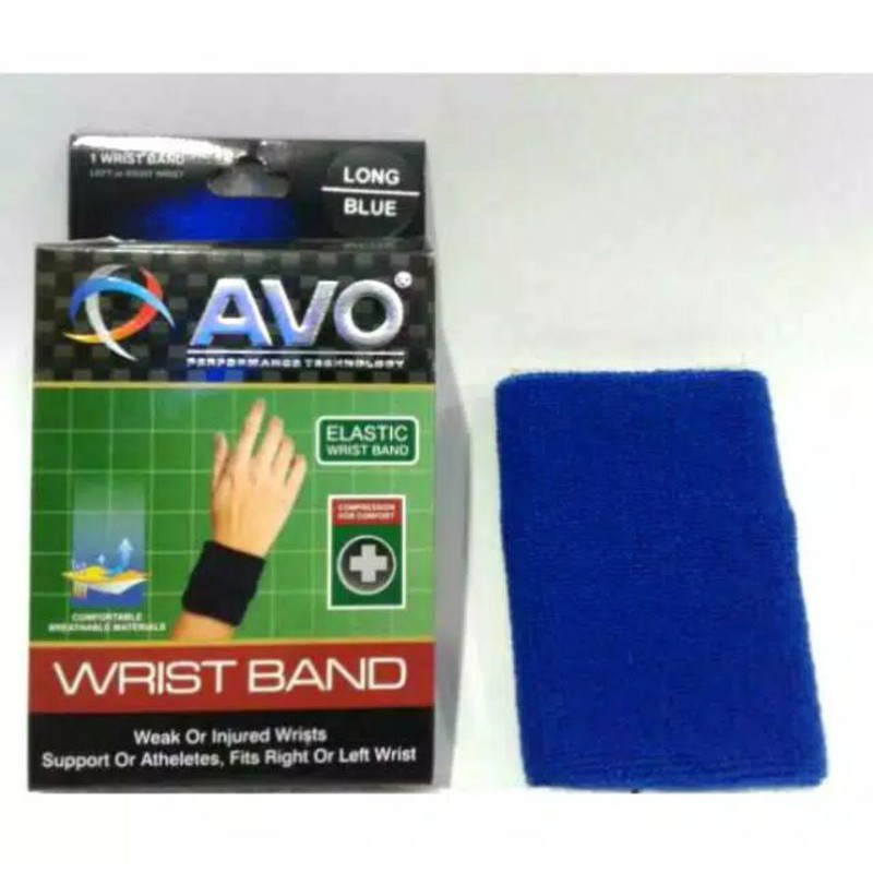 Jual Wrist Band AVO/Deker Pergelangan Tangan AVO ORI 10cm (1 PCS ...