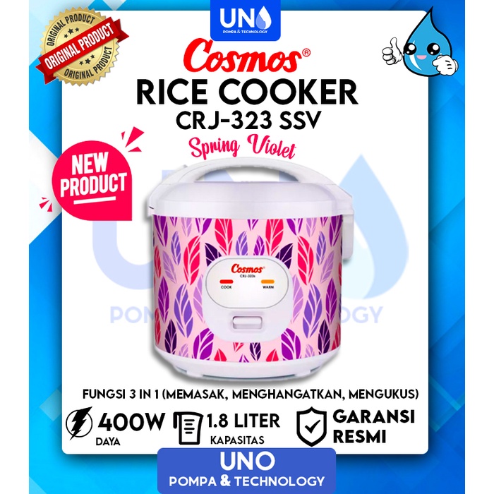 Jual Magic Com / Rice Cooker Cosmos CRJ-323 S / CRJ 323S / CRJ323S ...