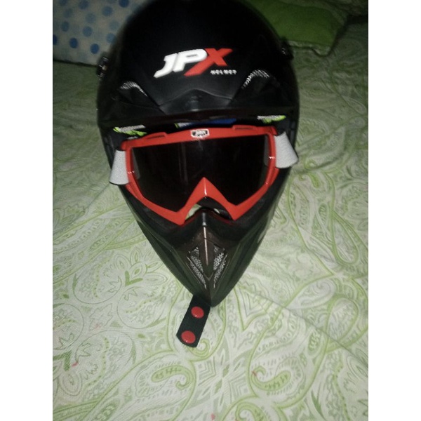 Jual helm jpx cross polos hitam doff | Shopee Indonesia