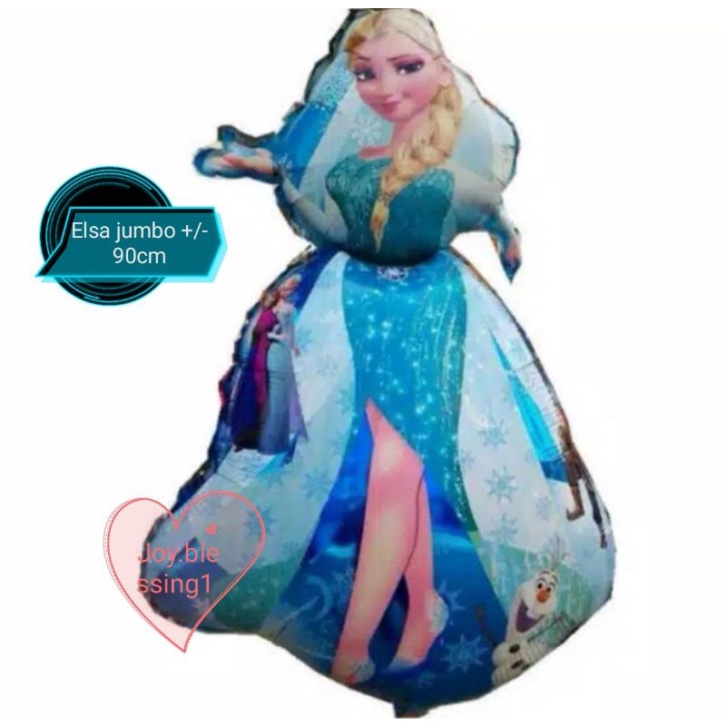 Jual BALON FOIL FROZEN ELSA ANNA OLAF/Banner Frozen/Balon bando frozen ...