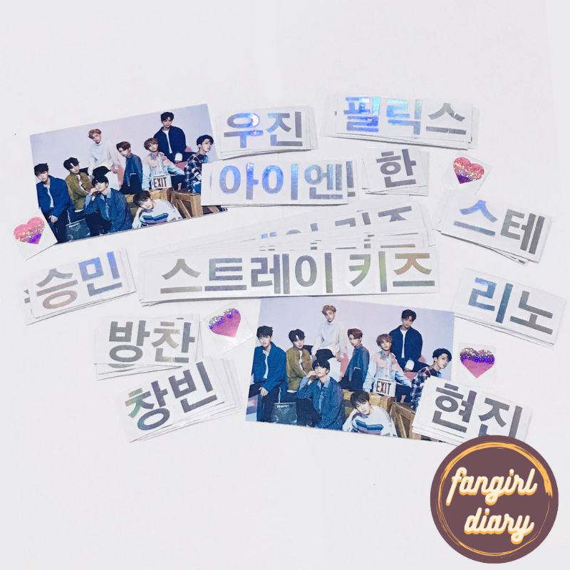 Jual STRAY KIDS SKZ HANGUL HOLOGRAM STICKER | Shopee Indonesia