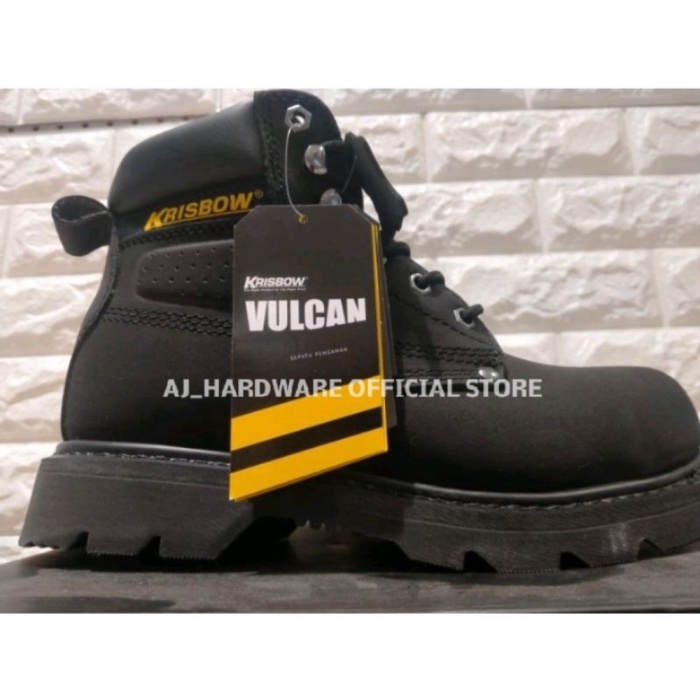 Jual READY STOCK Sepatu Pengaman / Safety Shoes Krisbow Vulcan Hitam ...