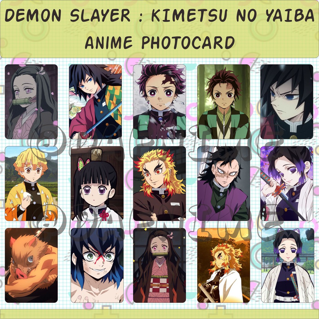 Jual DEMON SLAYER KIMETSU NO YAIBA ANIME EDITION PHOTOCARD | Shopee ...