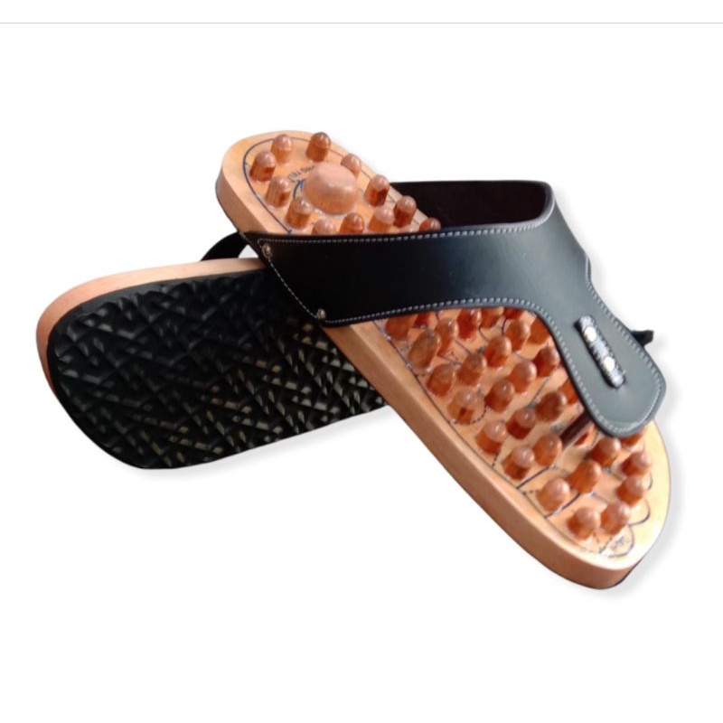 Jual Sandal Kesehatan Kayu Jepit Sendal Terapi Alas Kaki Rematik Refleksi Repleksi Reflexi ...