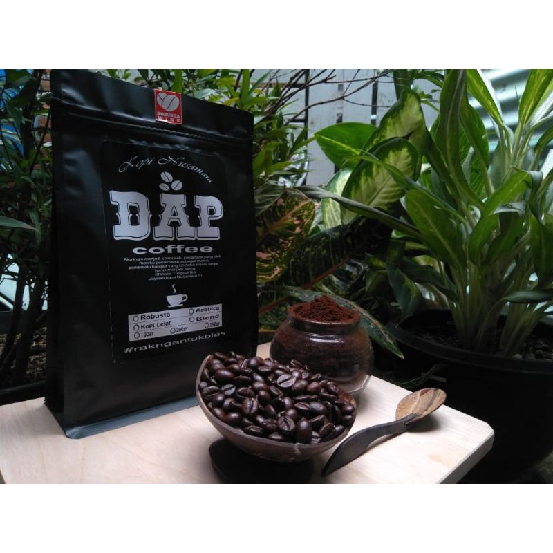 Jual Kopi Bubuk Robusta Wine Kopi Nusantara 100% kopi Murni 1000 gr ...
