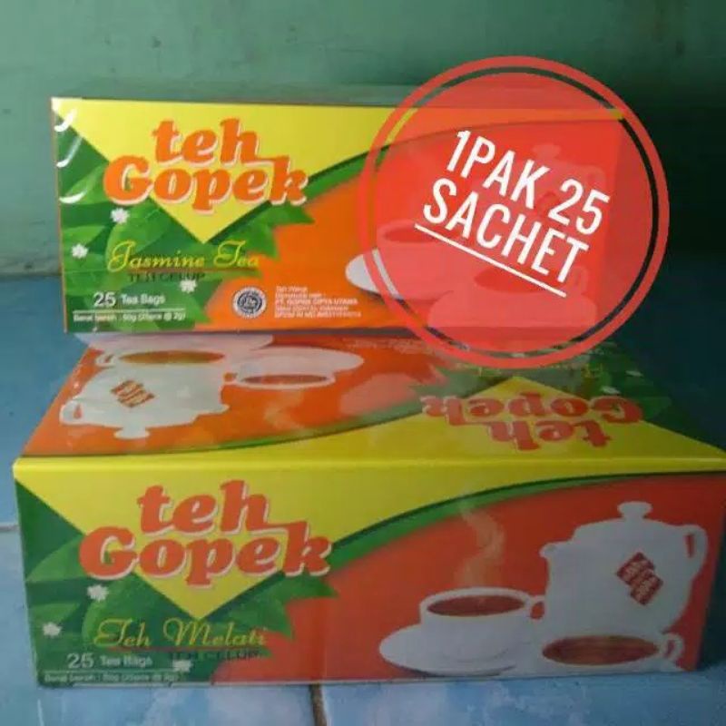 Jual Teh Gopek Celup Jasmine Tea 25's Teh Celup/Minuman/Minuman Seduh ...
