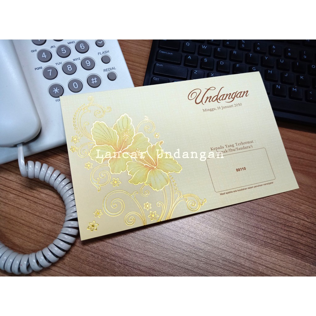 Jual Undangan Pernikahan / Undangan Murah / Erba 88110 | Shopee Indonesia