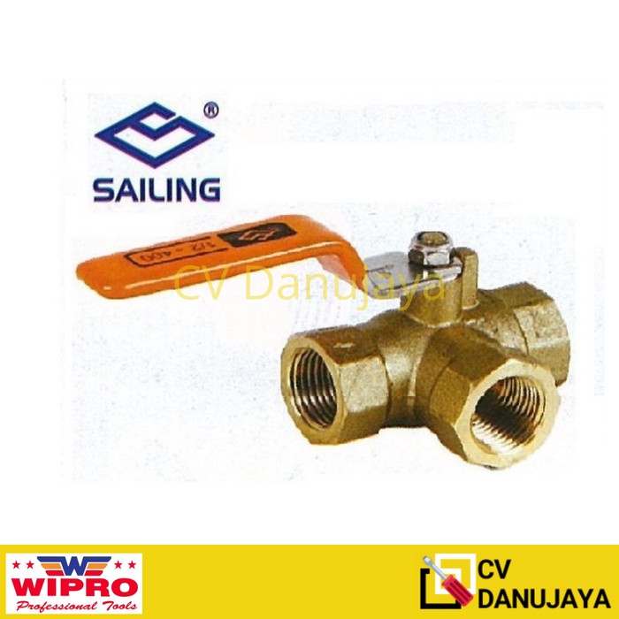 Jual Keran Kran Keran Faucet Cabang Triway BALL VALVE 3 WAY 3/4 ...