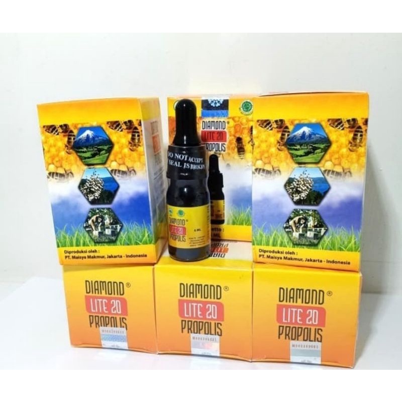 Jual Propolis Diamont Lite 20 Isi 6 ml | Shopee Indonesia