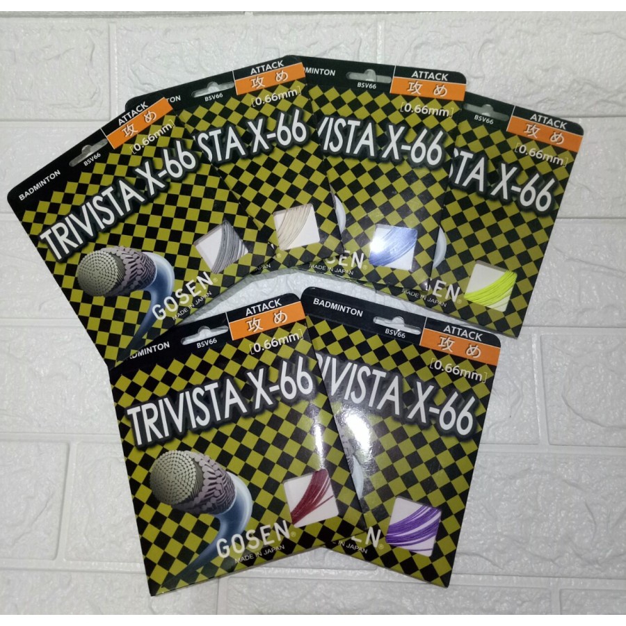 Jual SENAR RAKET BADMINTON GOSEN TRIVISTA X-66 ORIGINAL (MADE IN JAPAN ...