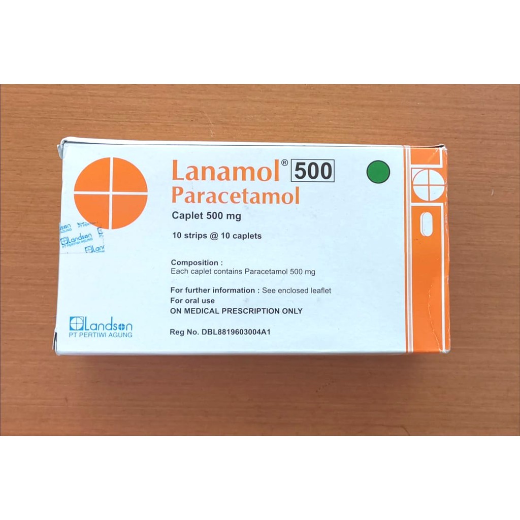Jual Lanamol Paracetamol Box 100 Tab | Shopee Indonesia