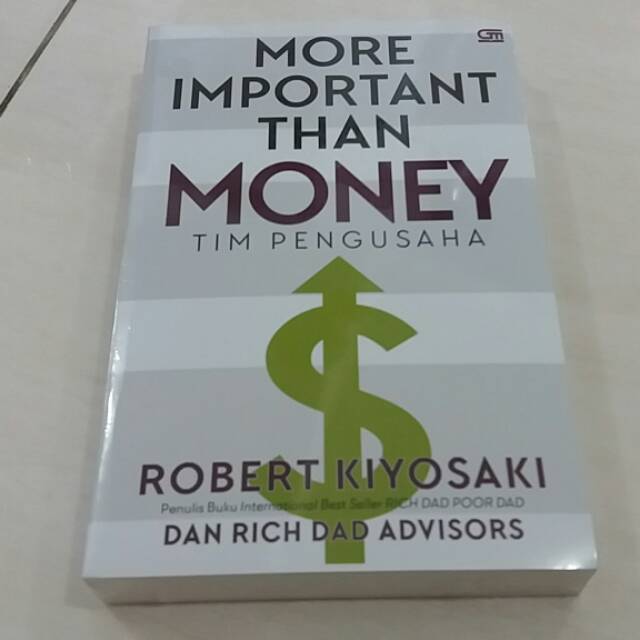 Jual Buku More Important Than Money Tim Pengusaha Robert Kiyosaki