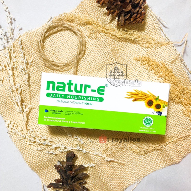 Jual Natur-E Daily Nourishing Natural Vitamin E 100 IU (isi 32 Kapsul ...