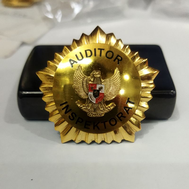 Jual PIN INSPEKTORAT PIN AUDITOR INSPEKTORAT LOGAM ETCHING TUMPUK MODEL ...