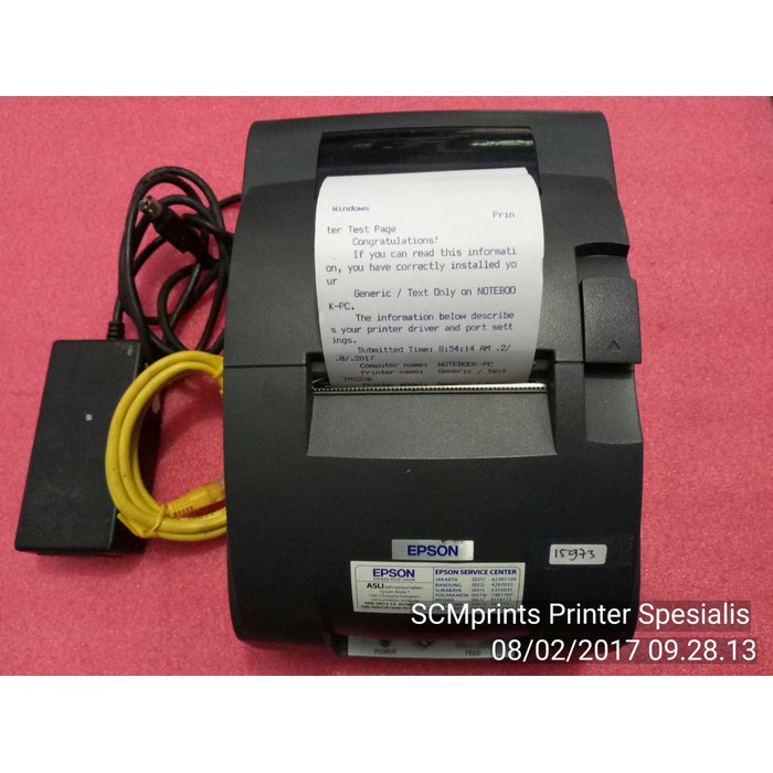 Jual Printer Struk Kasir TMU 220 Epson Dotmatrix / Printer Pos TMU 220D ...