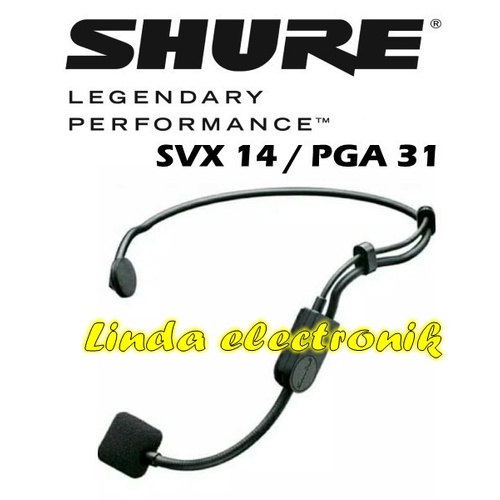 Jual headset mic shure svx 14 pga 31 shure svx14 pga31 garansi resmi | Shopee Indonesia