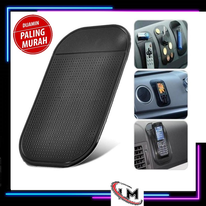 Jual Car Anti Slip Mat Super Sticky Pad Phone HP Anti Slip Mini ...