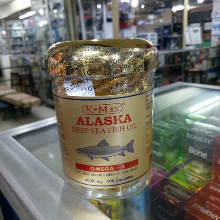 Jual MINYAK IKAN KMAX ALASKA OMEGA 369 ISI 100 SOFGEL omg | Shopee ...