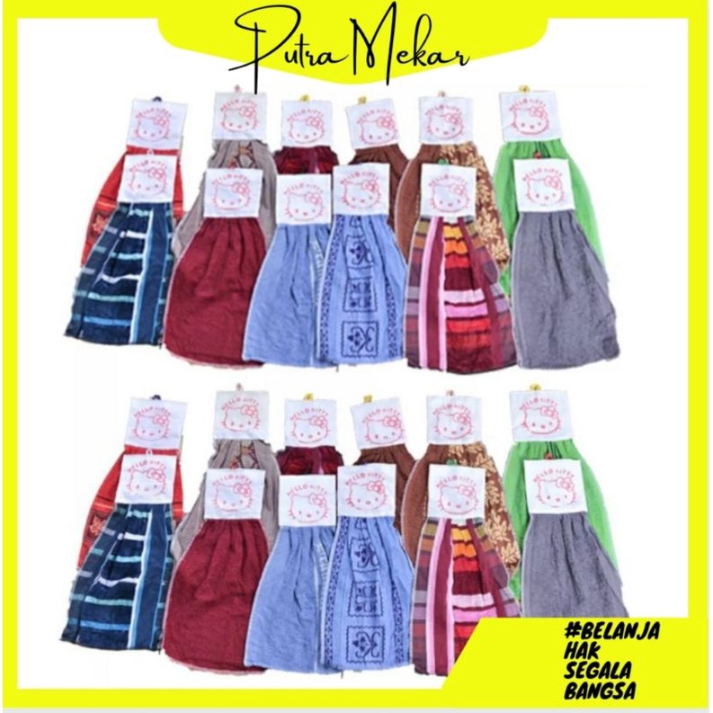 Jual lap tangan handuk wastafel handuk lap cap Hello Kitty | Shopee ...