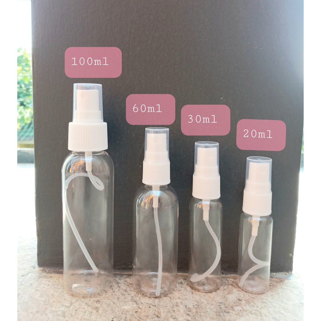 Jual Botol Spray 20ml, 30ml , 60ml , 100ml | Shopee Indonesia