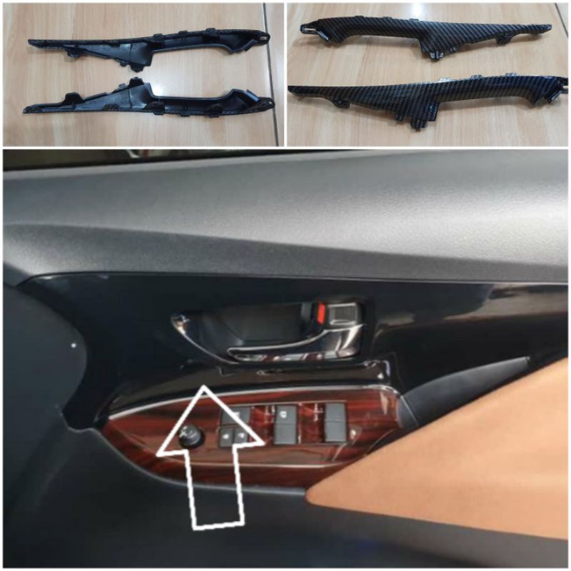 Jual PANEL DOORTRIM DEPAN BAWAH TOYOTA INNOVA REBORN 2016-2022 CARBON ...