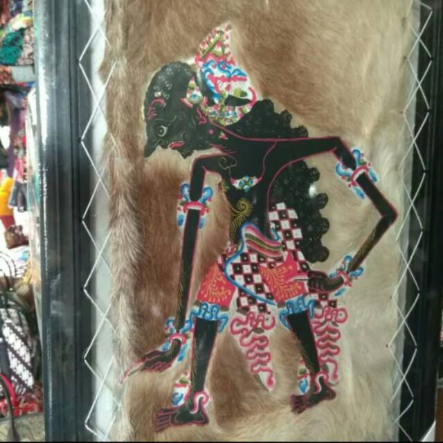 Jual LUKISAN WAYANG KULIT RADEN BRATASENA JUMBO 70×50CM DEKORASI RUMAH ...