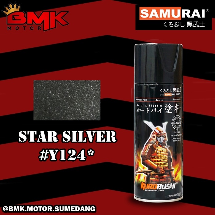 Jual SAMURAI PAINT ENGINE PART STAR SILVER #Y124* | Shopee Indonesia