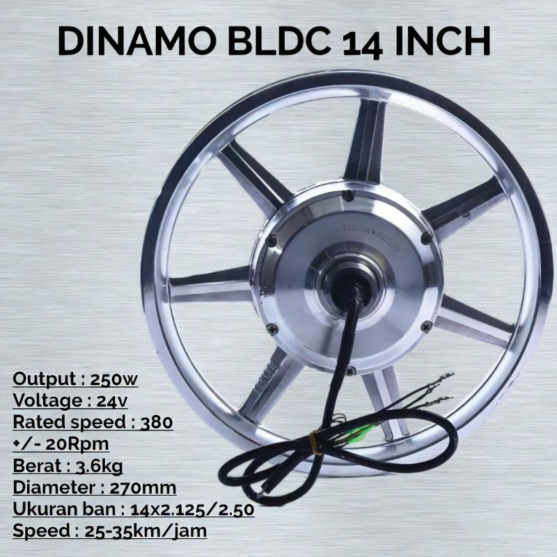 Jual dinamo sepeda listrik 14 inch | Shopee Indonesia