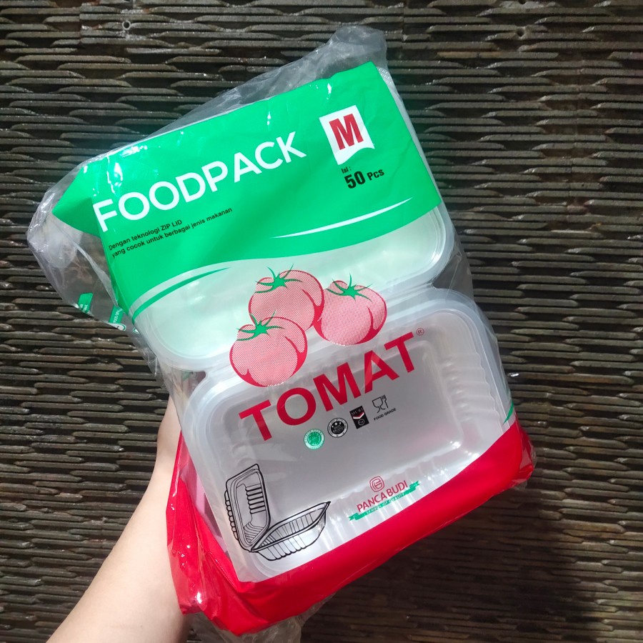Jual Foodpack Tomat ukuran MEDIUM - Mika makanan Food pack M - isi ...