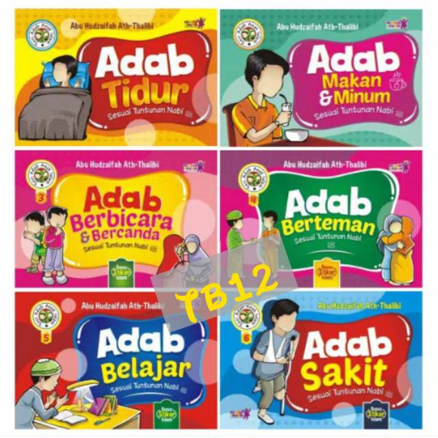 Jual Buku Cerita Anak Islami Seri Adab Tidur / Berbicara/ Makan/ Berteman/ Belajar/ Sakit ...