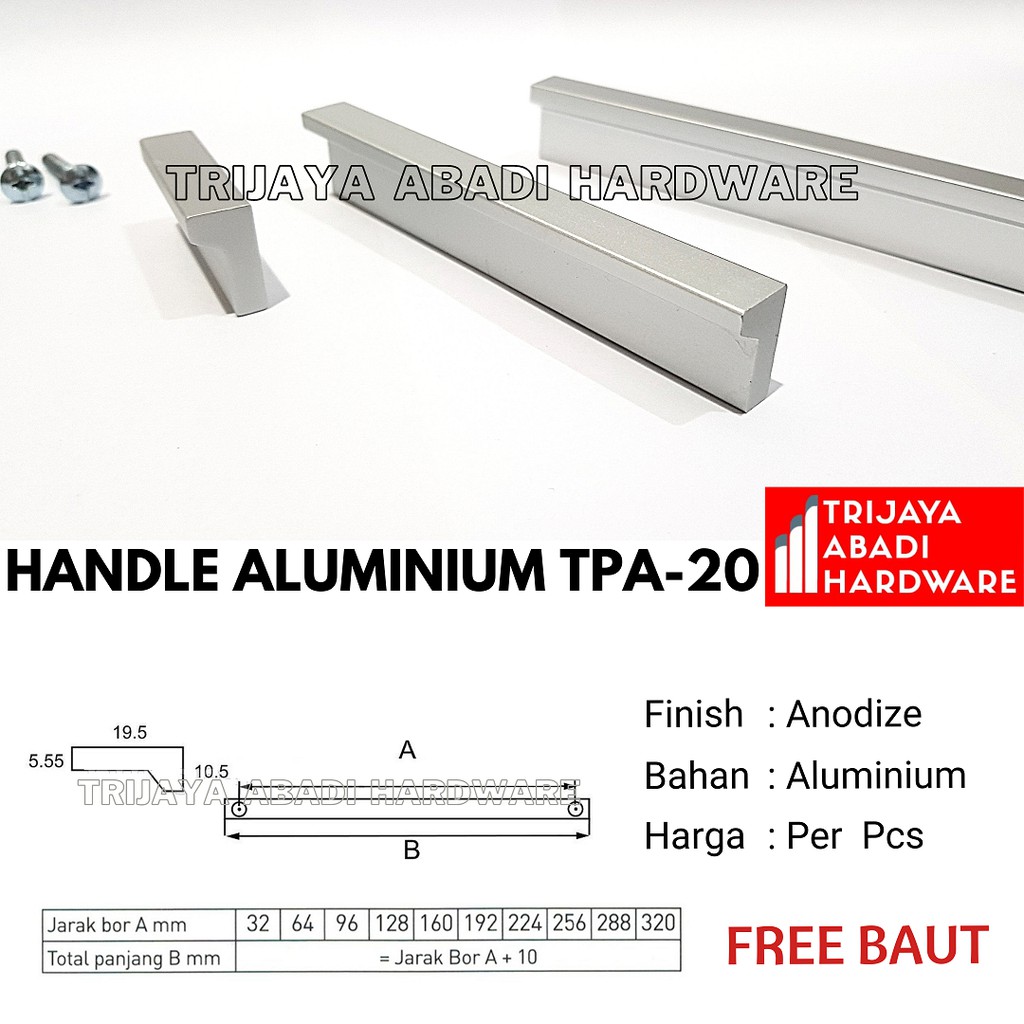 Jual Handle TPA-20 160MM - Tarikan Huben | Shopee Indonesia