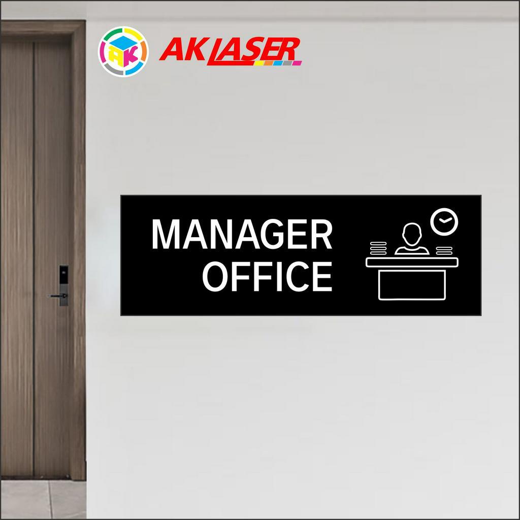 Jual AKRILIK MANAGER OFFICE TIPE 2 ACRYLIC SIGN CUSTOM OFFICE | Shopee ...