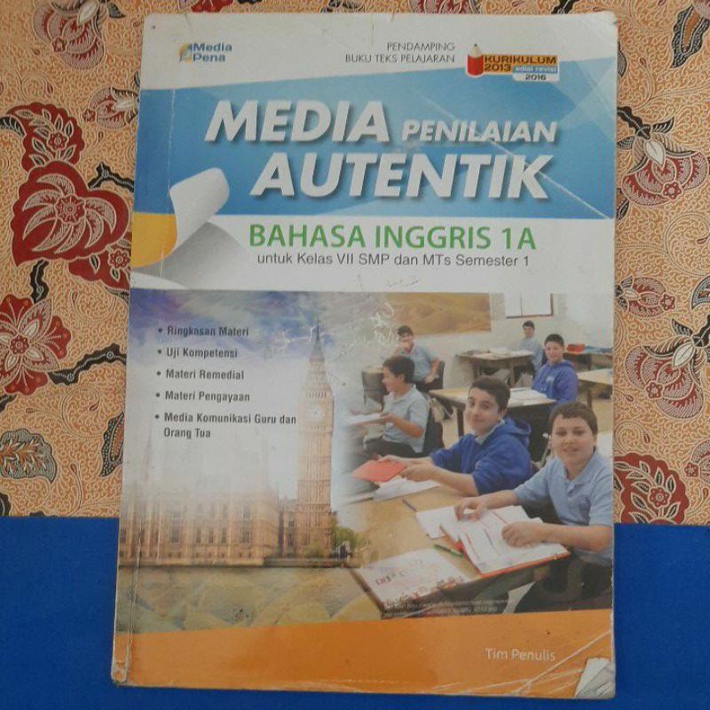 Jual Media Penilaian Autentik kelas 1 SMP/MTs berisi Mapel IPA,IPS,Bahasa,Matematika,Bahasa ...