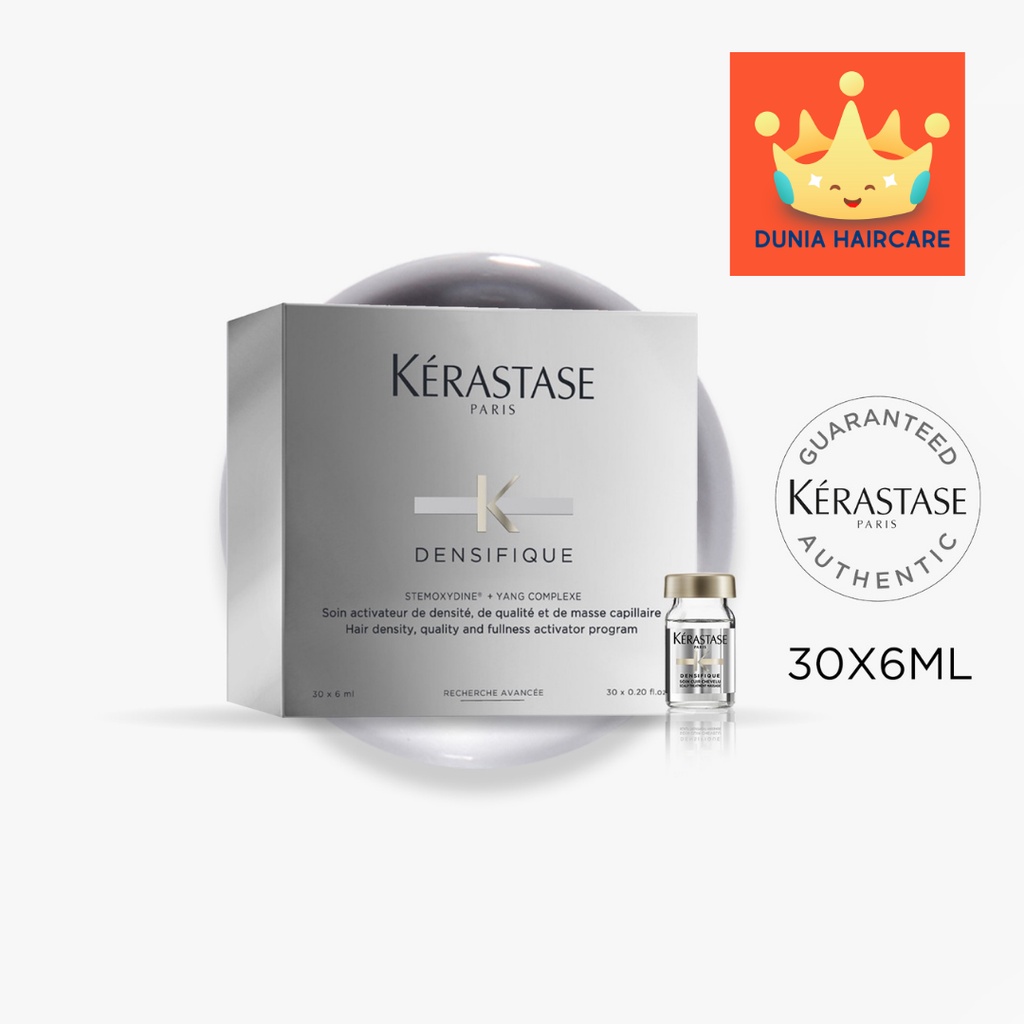 Jual Kerastase Serum Penebal Rambut - DENSIFIQUE CURE Femme (1 BOX = 30 AMPUL) | Shopee Indonesia