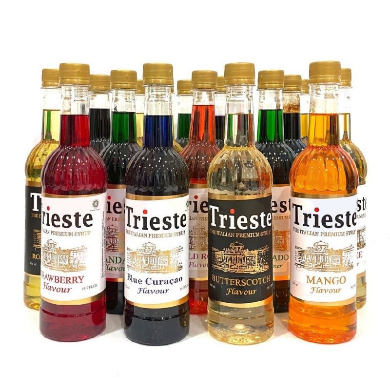 Jual TRIESTE ITALIAN PREMIUM SYRUP 650ML TRIESTE SIRUP | Shopee Indonesia