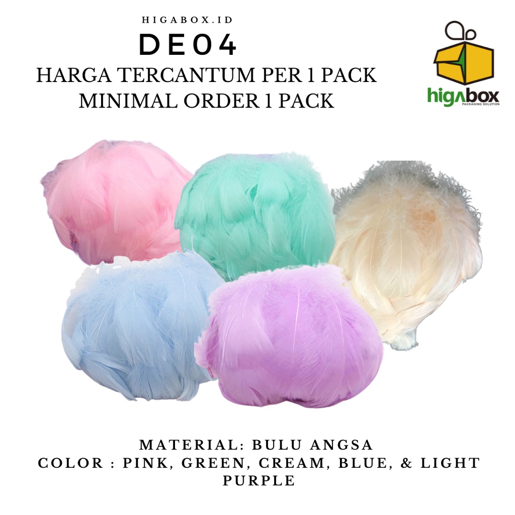 Jual Bulu Angsa Warna Macaron / Dekorasi Pesta Ulang Tahun / Dekorasi ...